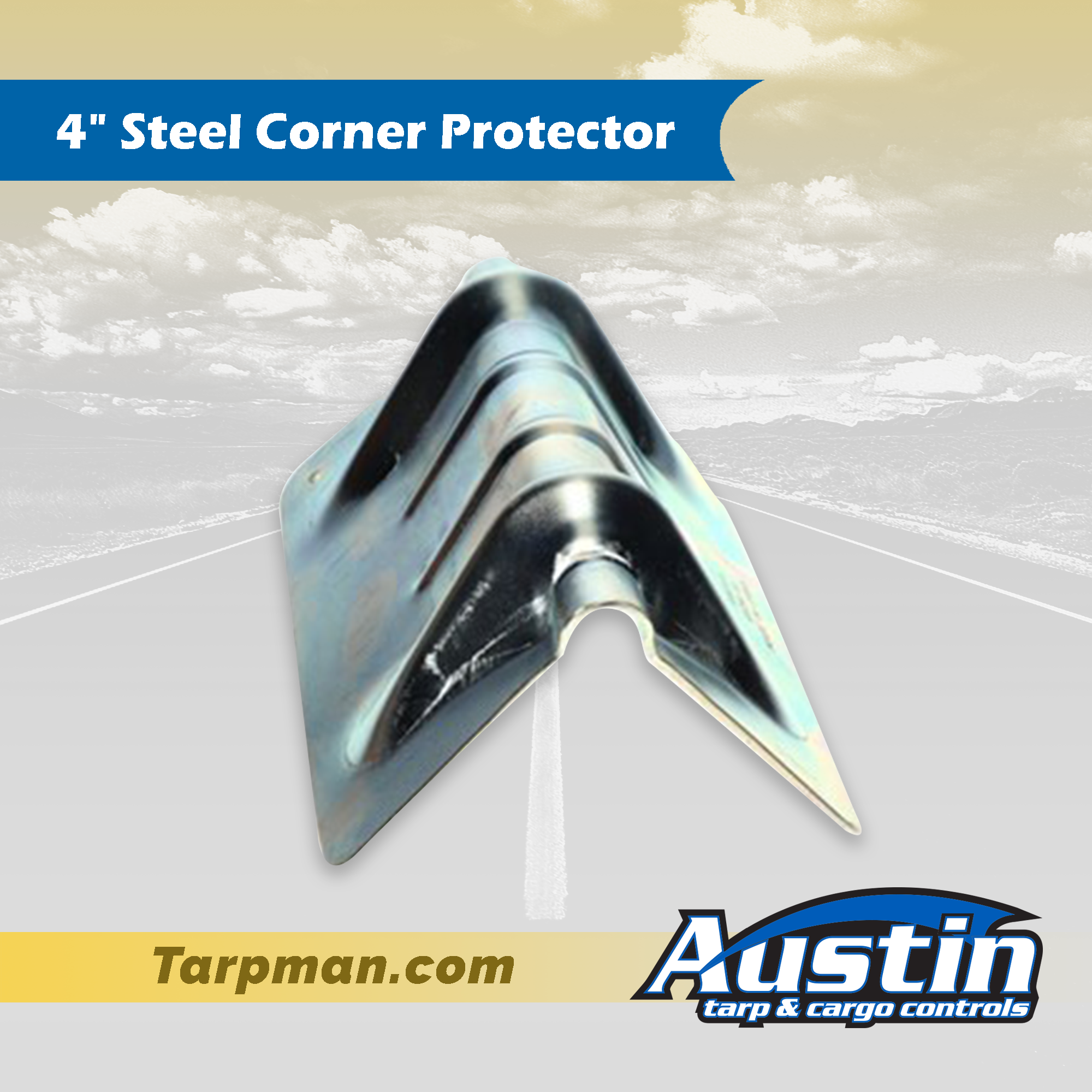 4-inch - Steel Corner Protector